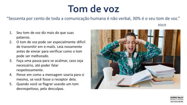Disciplina Positiva: 24ª Semana Jan22 - Tom de voz - Science Valley